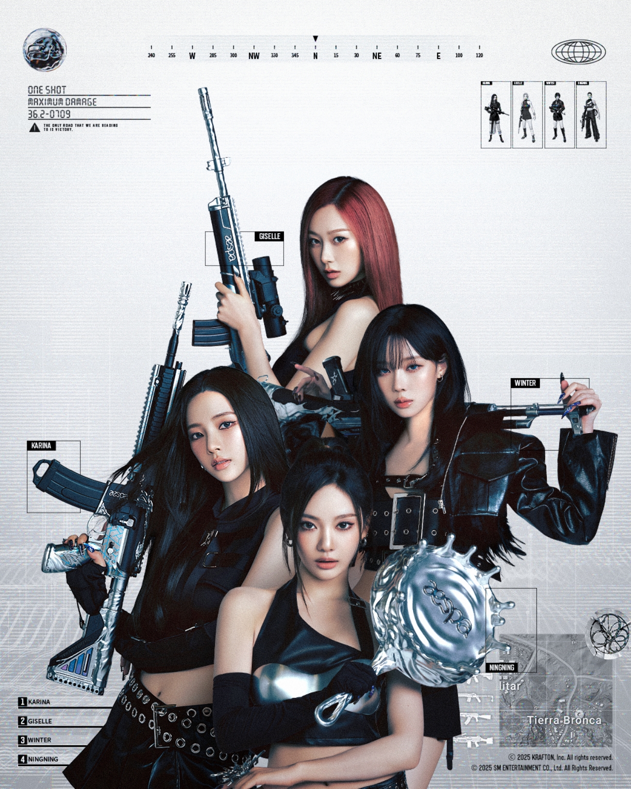 에스파 X PUBG 배틀그라운드, 컬래버 음원 ‘Dark Arts’ 오늘 6시 공개 — SM Entertainment